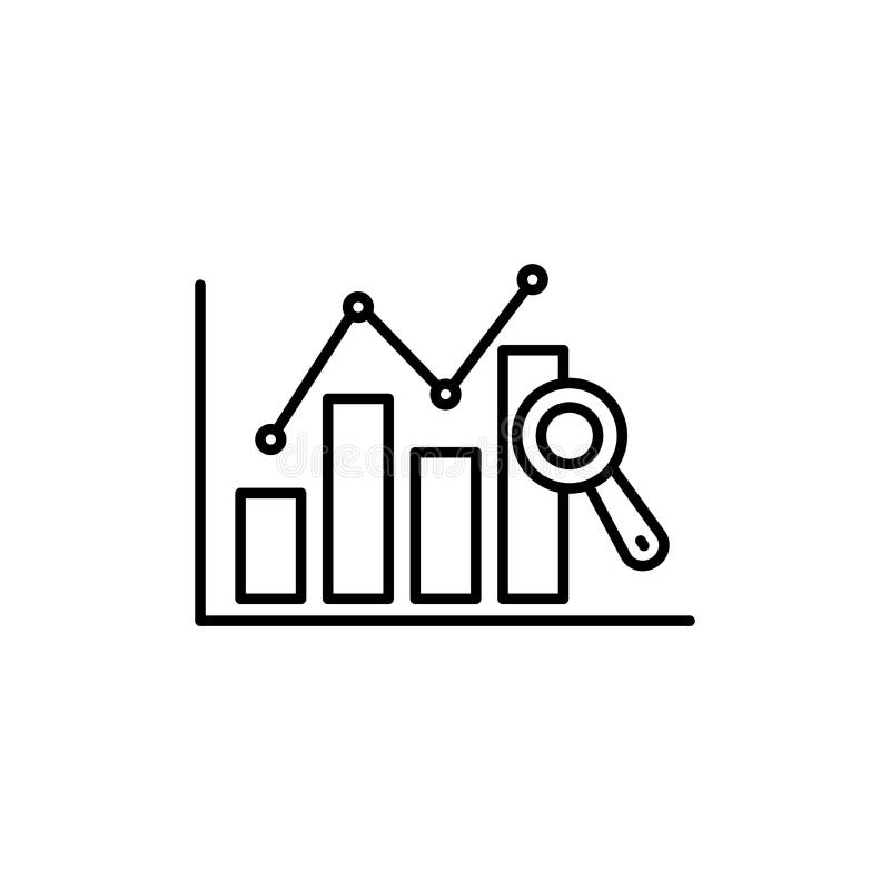 Market prediction icon stock vector. Illustration of design - 338273648