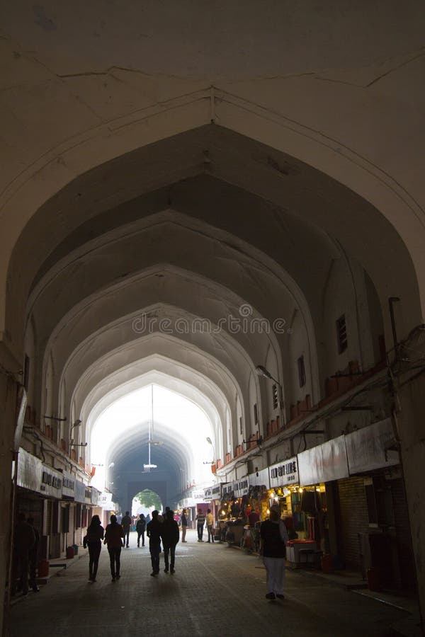 Market in the Red Fort in Delhi India Editorial Stock Photo - Image of ...