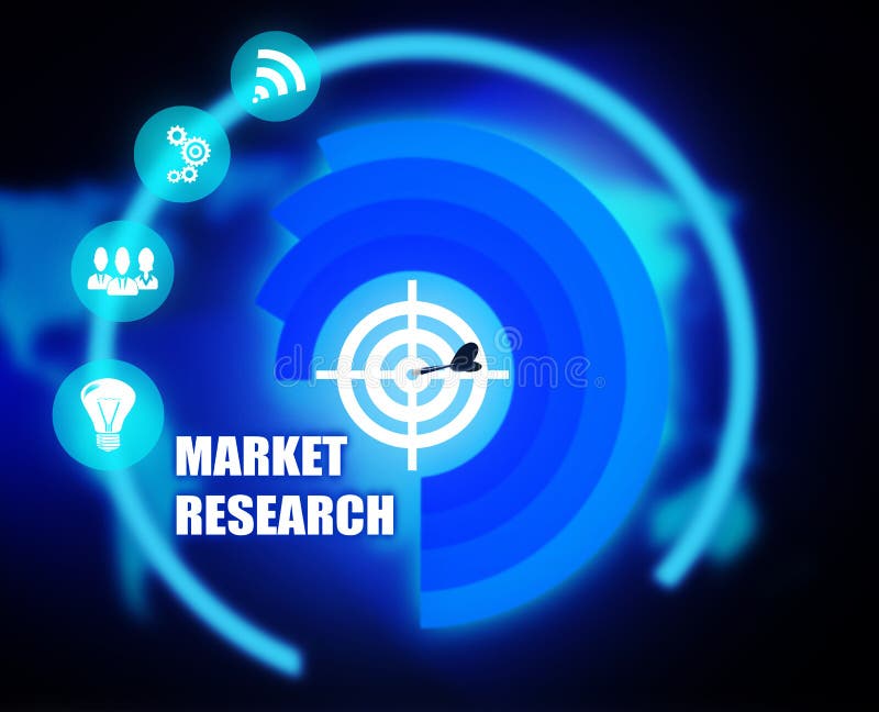 Market Research Concept Plan Graphic Stock Illustration - Illustration ...