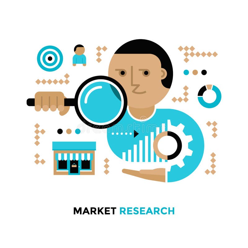 Market Research stock vector. Illustration of graph, data - 92519982