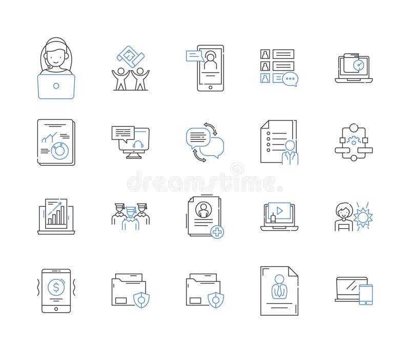 Market Research Line Icons Collection. Analysis, Survey, Insights ... Market Research Line Icons Collection. Analysis, Survey, Insights ...