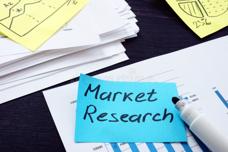 Market Research for Marketing Analysis Stock Image - Image of selling ...