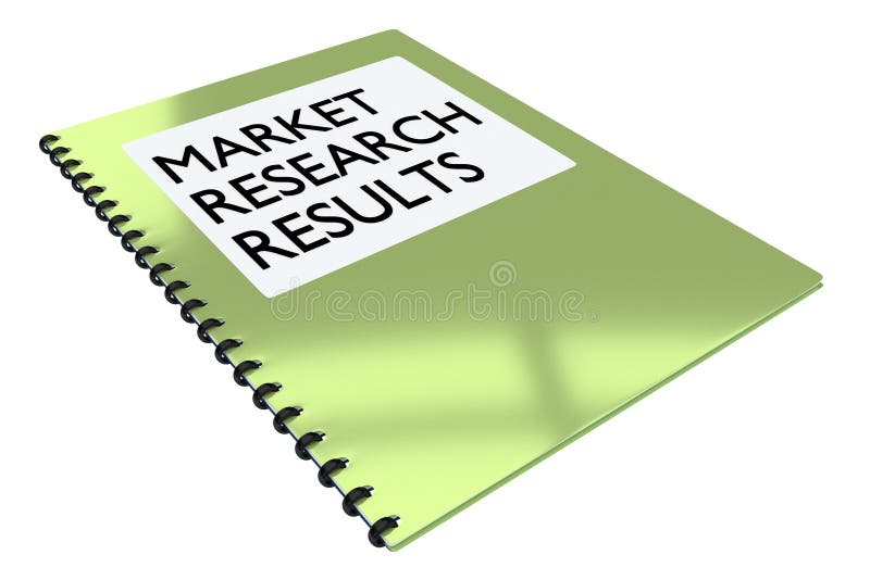 Market Research Results Concept Stock Illustration - Illustration of ...