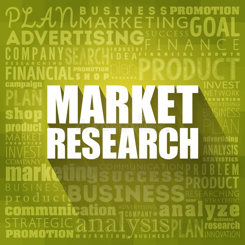 Market Research Word Cloud Collage, Business Concept Background Stock ...