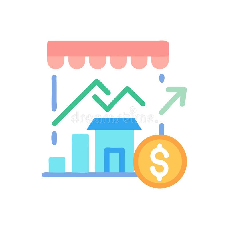 Market Saturation Strategies Icon Stock Vector - Illustration of ...