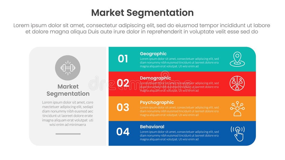 Market Segmentation Framework Analysis Infographic 4 Point Stage ...