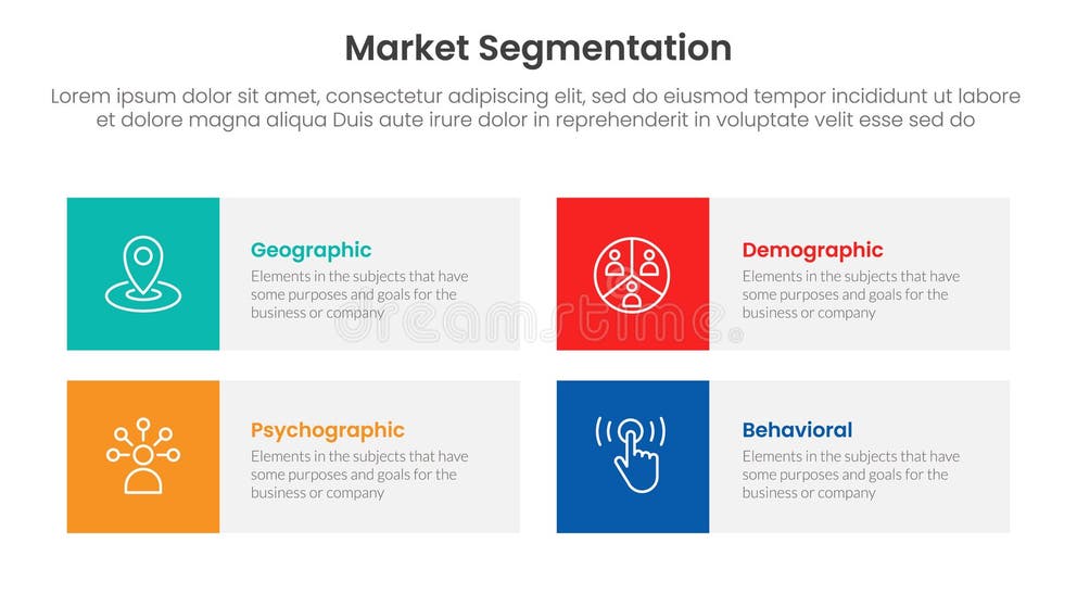 Market Segmentation Framework Analysis Infographic 4 Point Stage ...