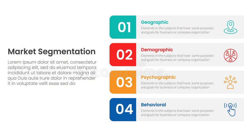 Market Segmentation Framework Analysis Infographic 4 Point Stage ...