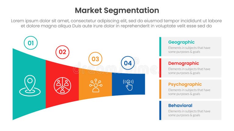 Market Segmentation Framework Analysis Infographic 4 Point Stage ...