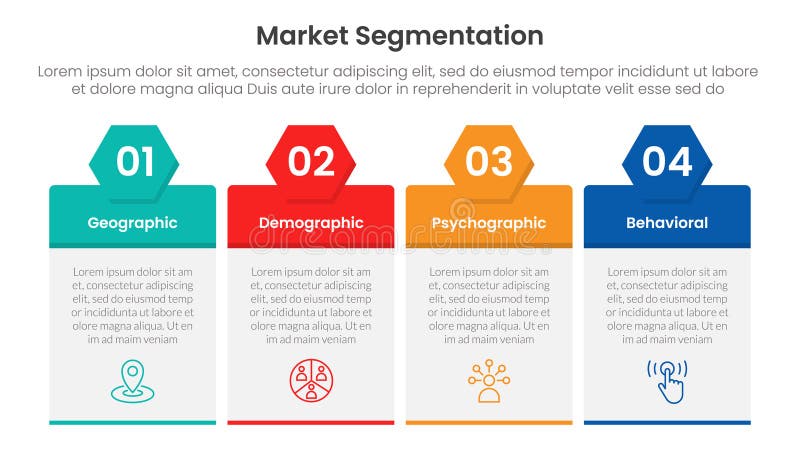 Market Segmentation Framework Analysis Infographic 4 Point Stage ...