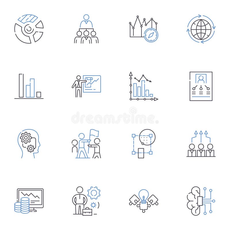 Market Segmentation Line Icons Collection. Demographics, Psychographics ... Market Segmentation Line Icons Collection. Demographics, Psychographics ...