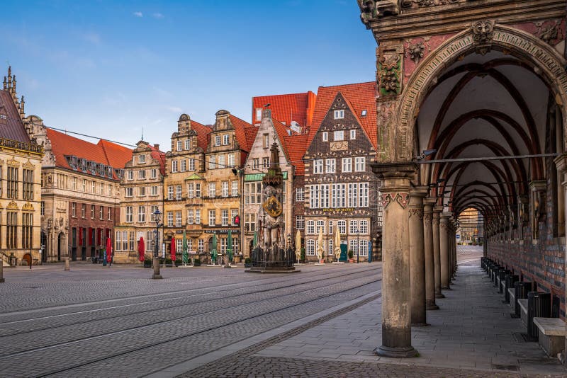 Market Square of Bremen, Germany Stock Photo - Image of marktplatz ...