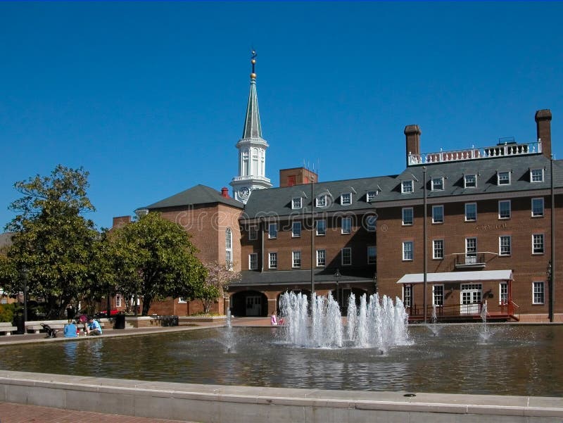 Market Square and City Hall Stock Photo - Image of america, american ...