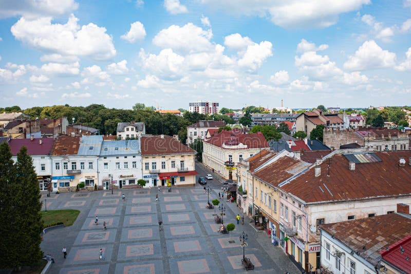 Market Square in Drohobych, Ukraine Editorial Photo - Image of exterior ...