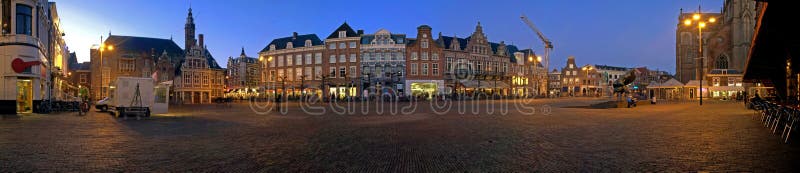 Market square Haarlem stock image. Image of netherlands - 7635971