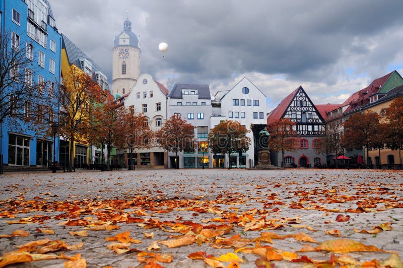Market Square In Jena, Thuringia, Germany Stock Image - Image: 16723807