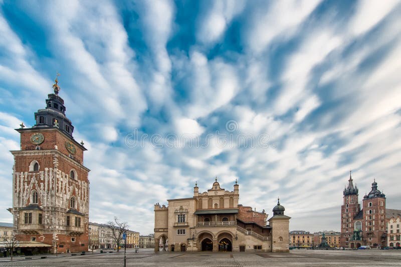 Market Square Krakow stock photo. Image of town, city - 49881964