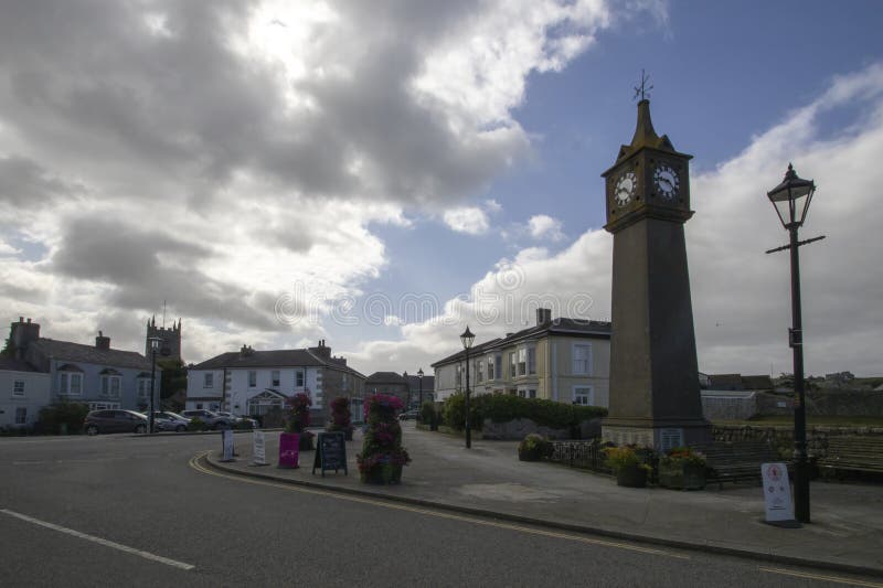 The Market Square in St Just, Cornwall Editorial Photo - Image of ...