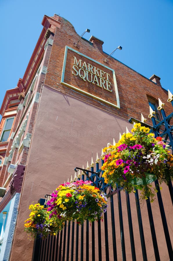 Market Square in Victoria, British Columbia Editorial Stock Image ...