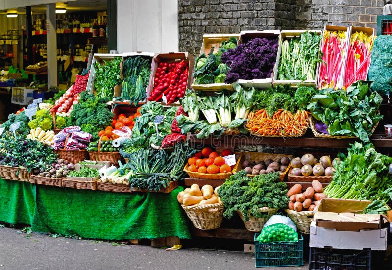 Market stall stock photo. Image of sprouts, market, food - 34331712
