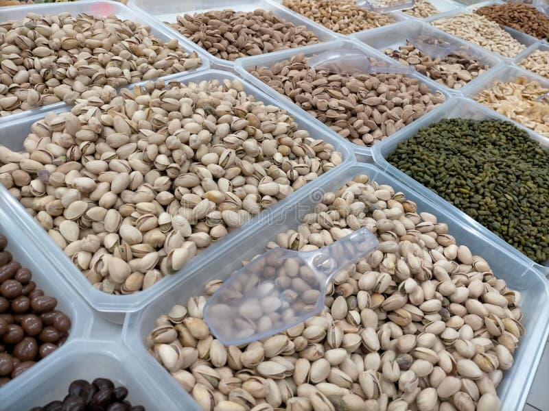 Market stall for nuts stock photo. Image of farm, kinds - 233279604