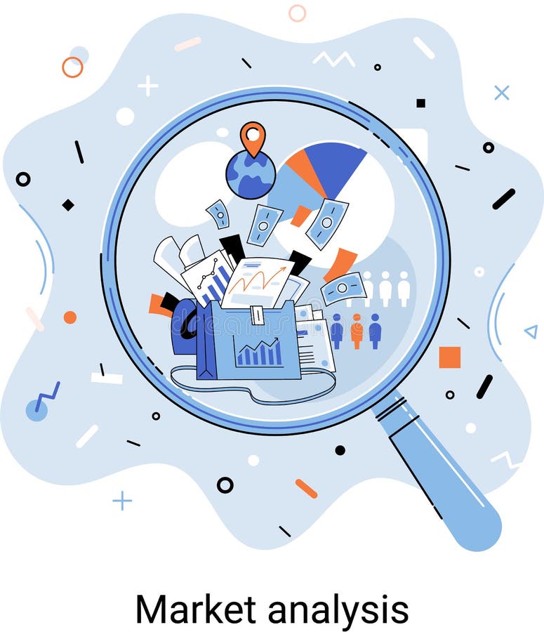 Market Statistics Analysis Marketing Strategy Development. Business ...