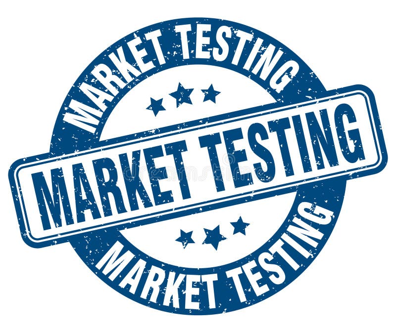 Market Testing Stamp. Market Testing Label. Round Grunge Sign Stock ...