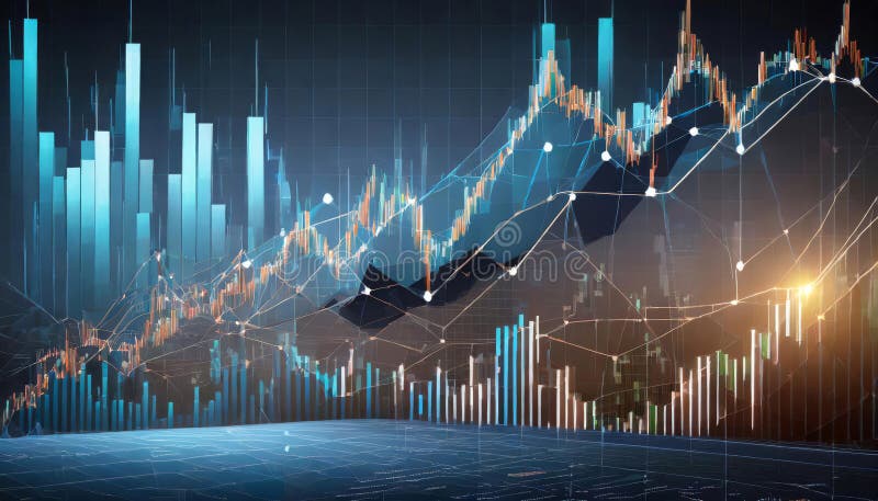 7,906 Stock Market Trading Chart Ai Generated Image Stock Photos - Free ...