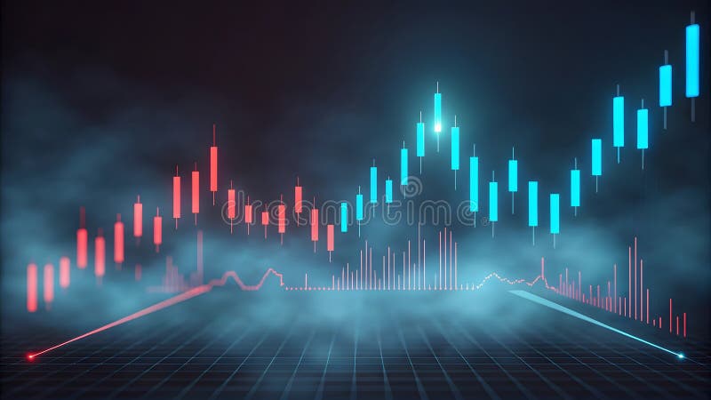Market Transition Horizon - AI Generated Trading Visualization Stock ...