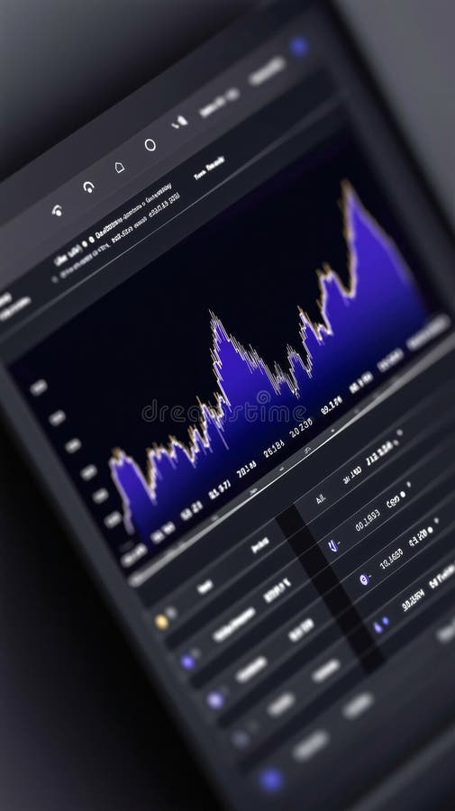 Market Trend Analysis Dashboard Stock Image - Image of insights, trend ...