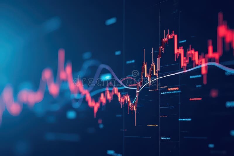 Market Trends Visualization Progression Analysis Stock Illustration ...
