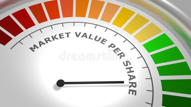 Company Market Value Abstract Measuring Device Panel Stock Photo ...