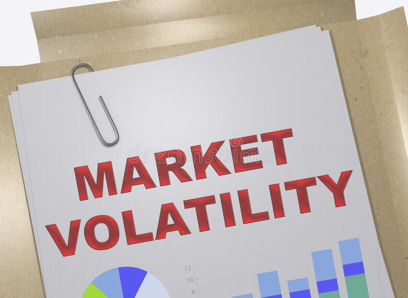 MARKET VOLATILITY concept stock illustration. Illustration of screen ...
