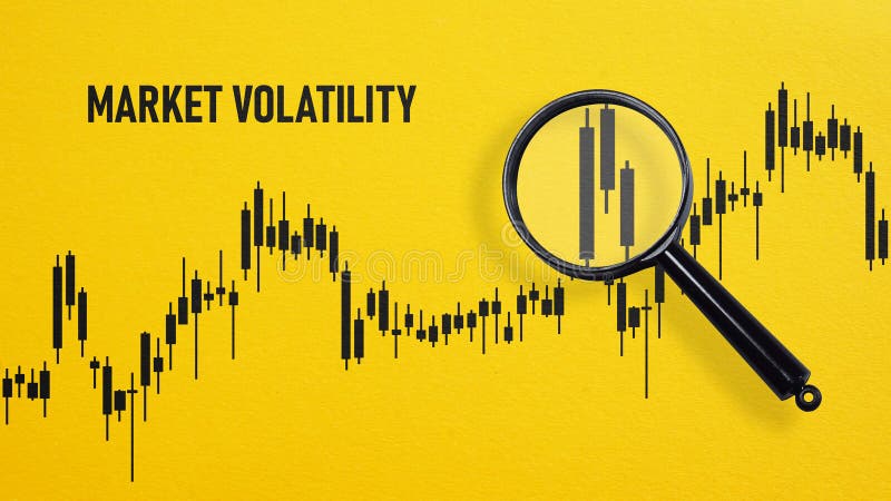 Market Volatility is Shown Using the Text Stock Image - Image of ...