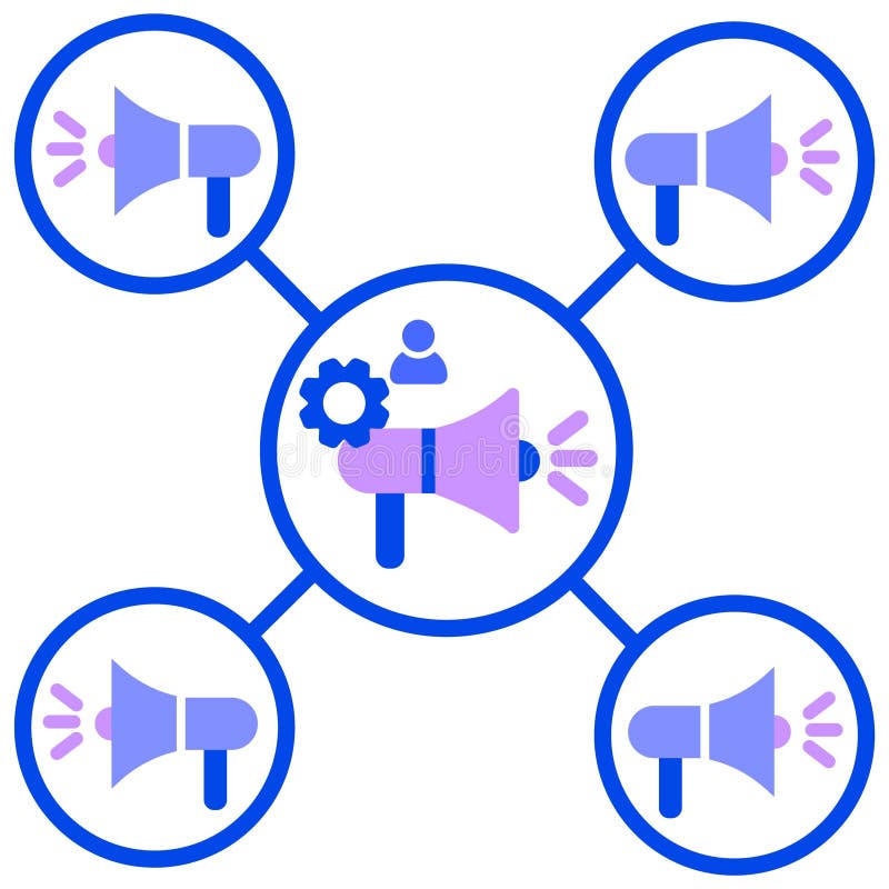 Marketing Icon Vector, Megaphone Symbol, Digital Marketing Symbol Stock ...