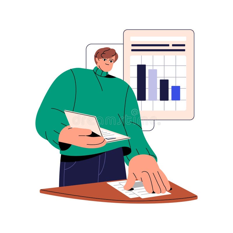 Marketing Analysis. Charts, Diagrams, Graphs with Financial Indicators ...