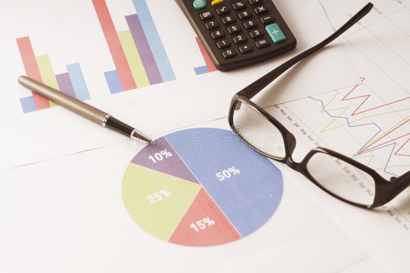 Marketing Analysis Report for Annual Report Stock Photo - Image of ...