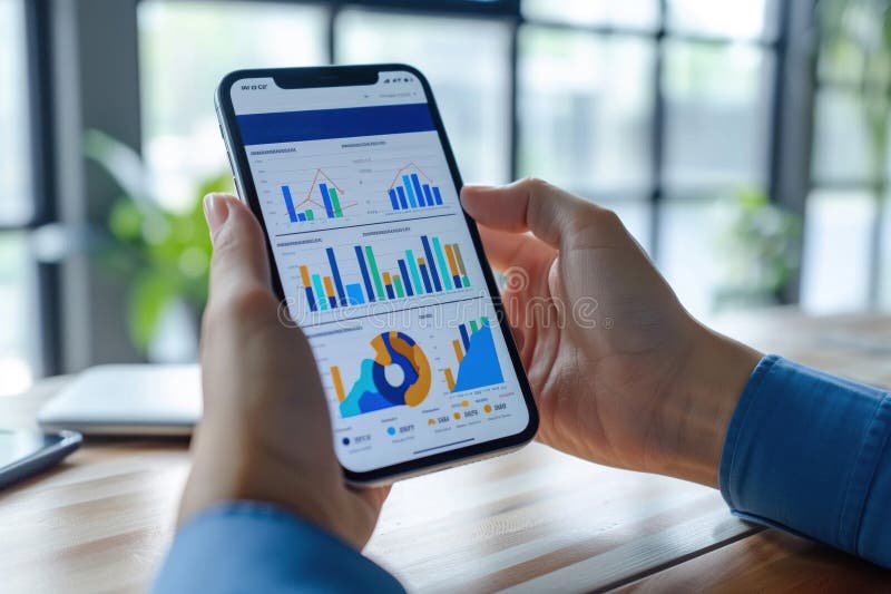 Marketing Analysis on Smartphone Stock Illustration - Illustration of ...