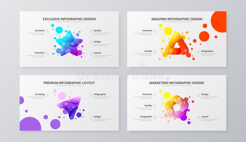 Marketing Analytics Vector Illustration Template. Business Data Design ...