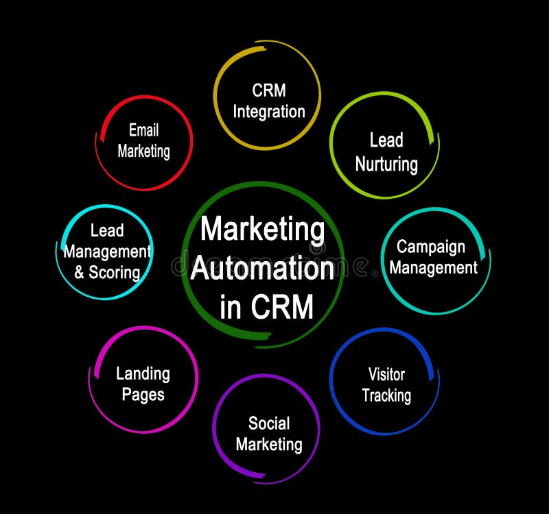 Functions of Customer Relationship Management Stock Illustration ...