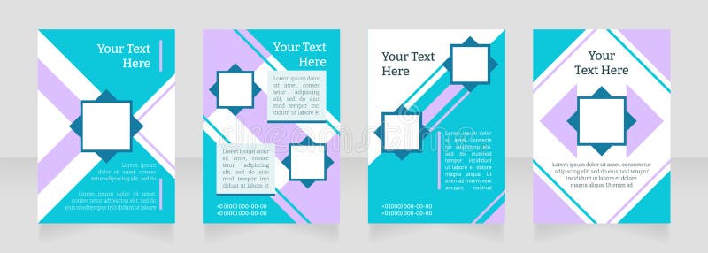 Marketing Campaign Blank Brochure Layout Design. Raise Awareness ...