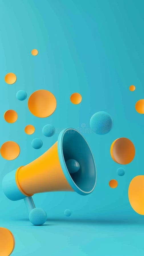 Marketing Campaign Concept with Blank Area for Text. Stock Illustration ...