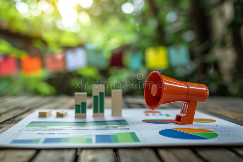 Marketing Concept Illustration Featuring Strategy, Branding, Analytics ...