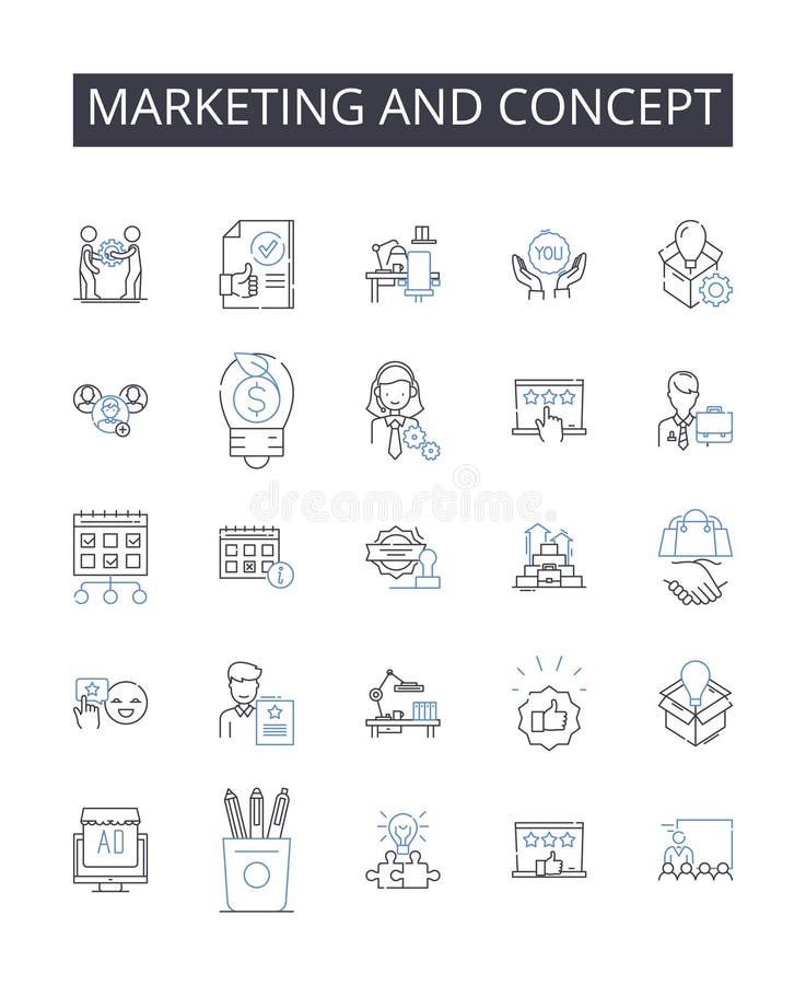 Marketing and Concept Line Icons Collection. Salesmanship and Approach ... Marketing and Concept Line Icons Collection. Salesmanship and Approach ...