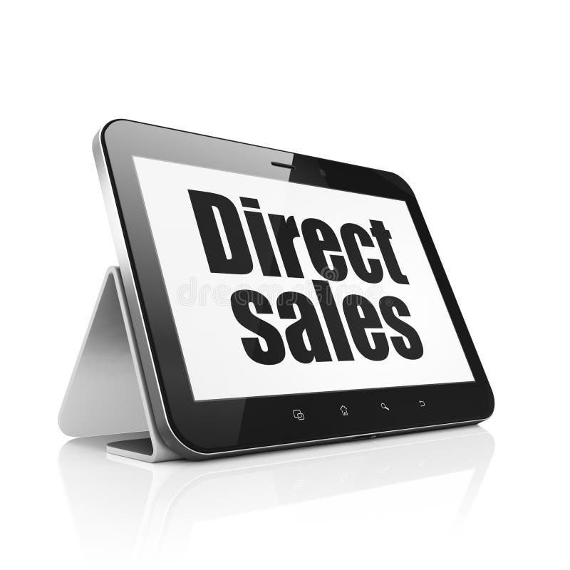 Marketing Concept: Tablet Computer With Direct Sales On Display Stock ... Marketing Concept: Tablet Computer With Direct Sales On Display Stock ...