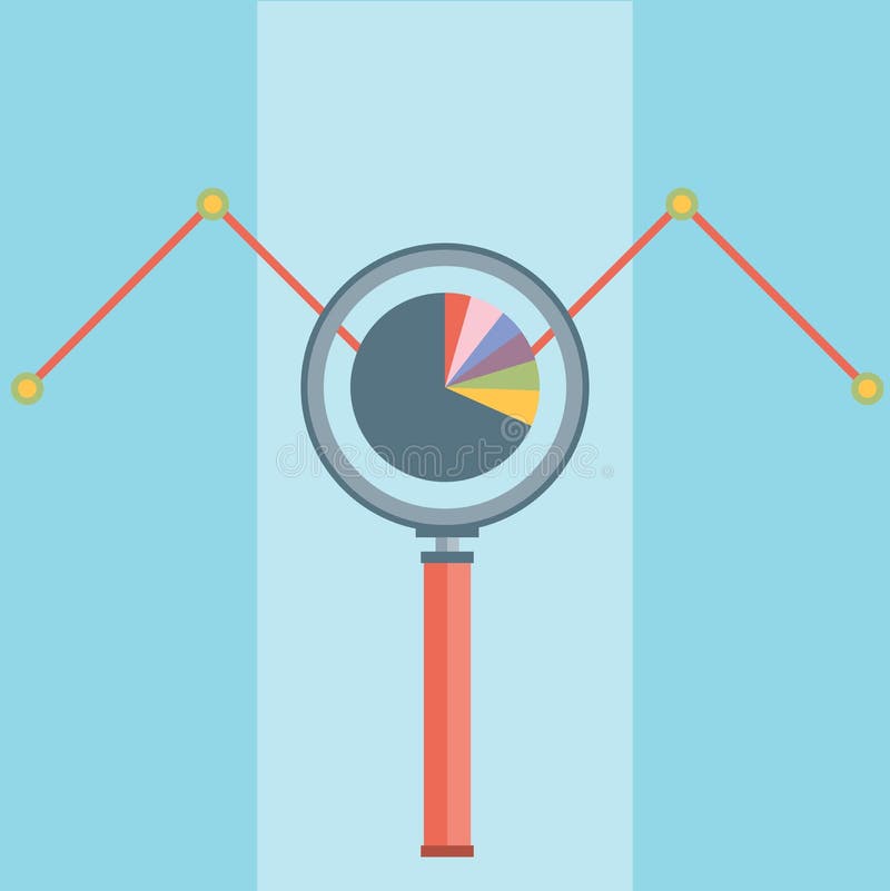 Marketing Data Analytics, Analyzing Statistics Chart, Magnifying Stock ... Marketing Data Analytics, Analyzing Statistics Chart, Magnifying Stock ...