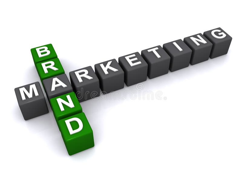 Marketing de marque illustration stock. Illustration du blanc - 29481488