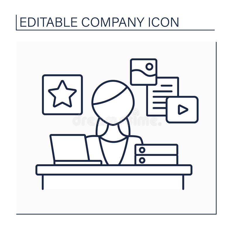Marketing Department Vector Line Icon, Linear Concept, Outline Sign ... Marketing Department Vector Line Icon, Linear Concept, Outline Sign ...
