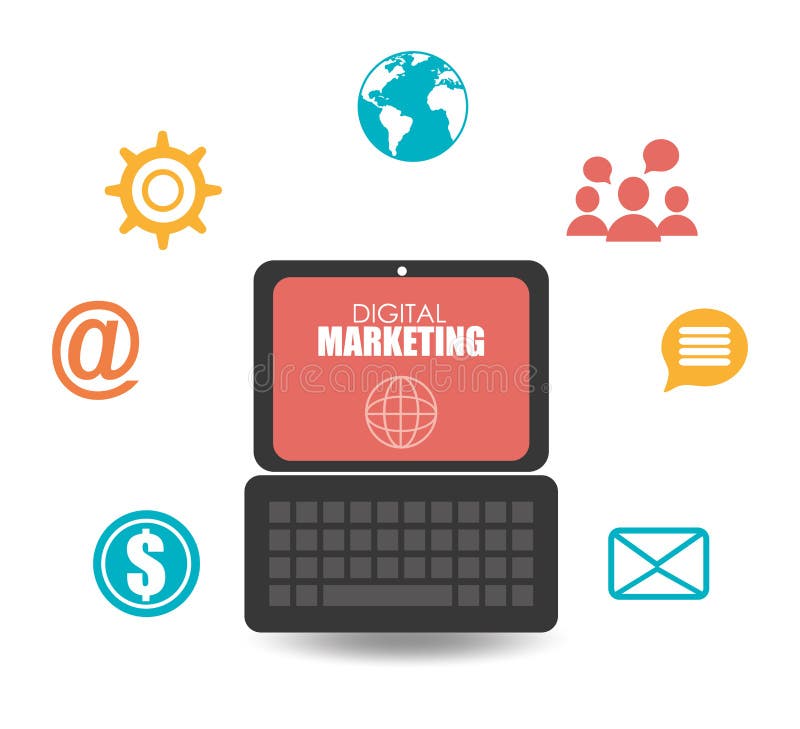 Marketing Design, Vector Illustration. Stock Vector - Illustration of ...