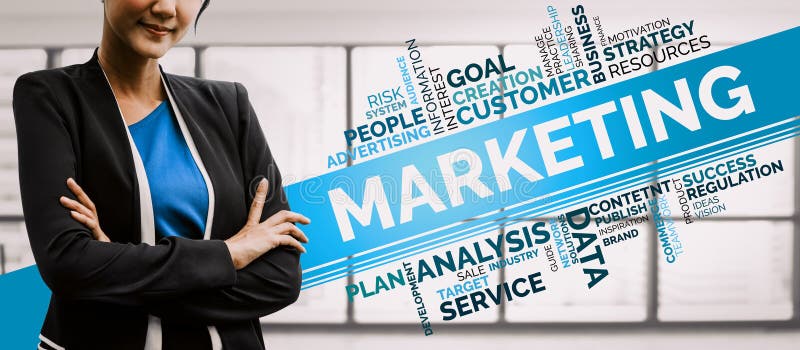 Marketing of Digital Technology Business Concept Uds Stock Photo ...